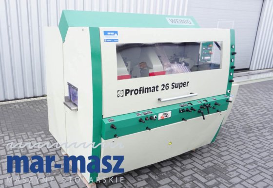 WEINIG Profimat 26 Super four-side planer in Sierakowska Huta, Poland