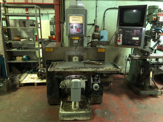 BRIDGEPORT Interact 1 MK2 with Heidenhain TNC 151 Control in Navi ...