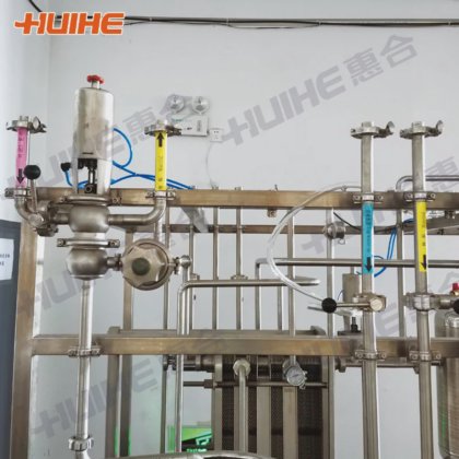 Small 200L juice pasteurizer flash flow pasteurizer for coconut milk ...