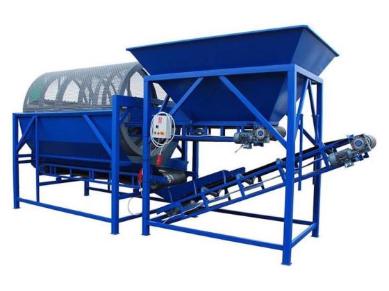 ROTARY SCREEN WITH HOPPER AND DISCHARGE BELT in Udine, Italy
