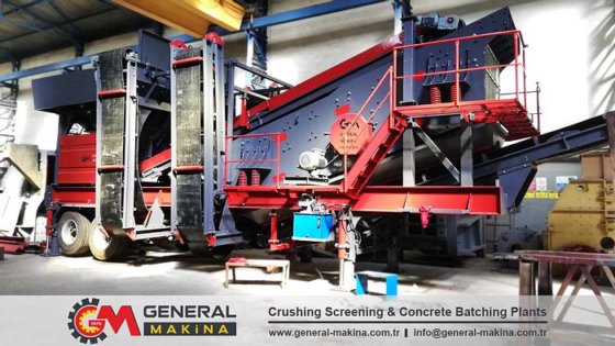 Mobile Screening Plant 2025 Model in İzmir, Turkey