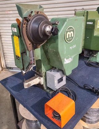 Milford Rivet Machine AUTOMATIC RIVETER RIVETING W/PEDAL S63 REV 3