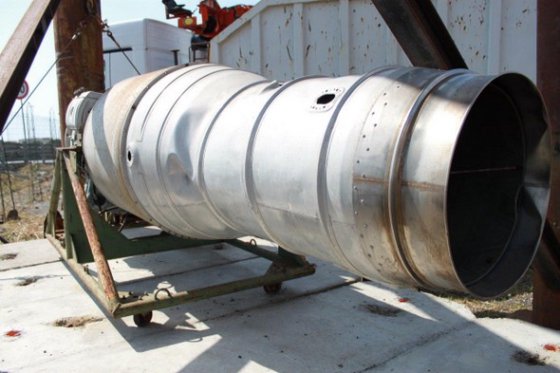 Bristol Siddeley Orpheus turbine engine in Rome, Italy