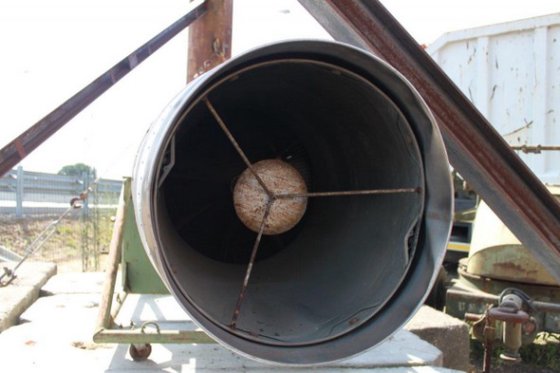 Bristol Siddeley Orpheus turbine engine in Rome, Italy