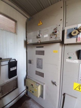 Electrical transformer substation in Rome, Lazio, Italy