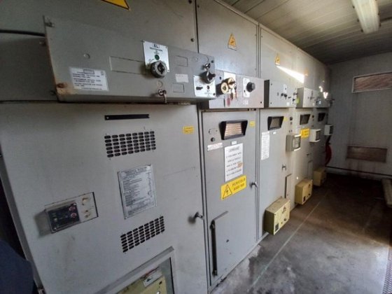 Electrical transformer substation in Rome, Lazio, Italy