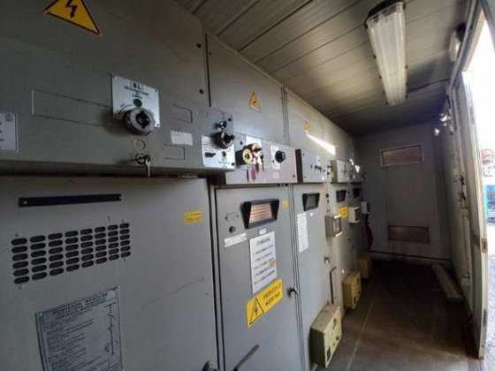 Electrical transformer substation in Rome, Lazio, Italy
