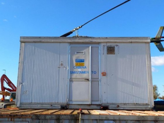 Electrical transformer substation in Rome, Lazio, Italy