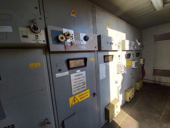 Electrical transformer substation in Rome, Lazio, Italy