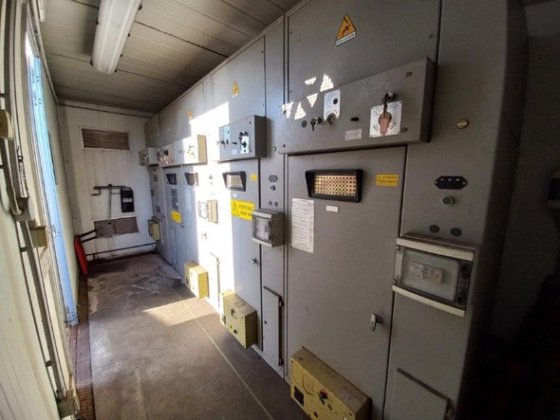 Electrical transformer substation in Rome, Lazio, Italy