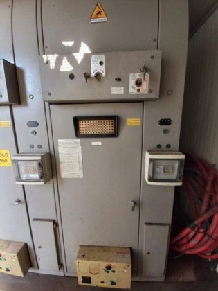 Electrical transformer substation in Rome, Lazio, Italy