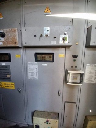 Electrical transformer substation in Rome, Lazio, Italy