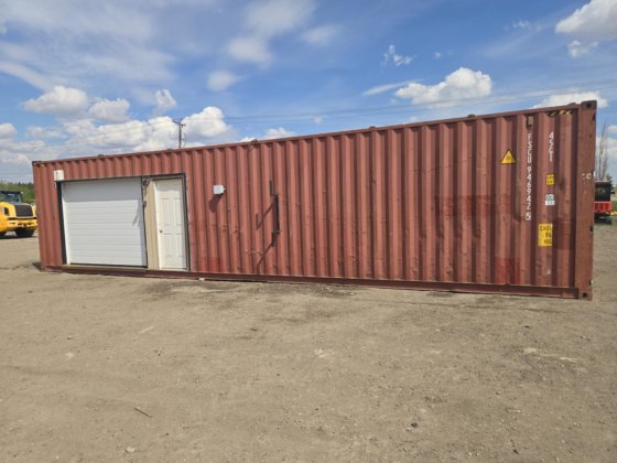 40 Ft High Cube Shipping Container in Edmonton, Alberta, Canada