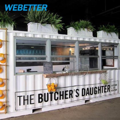 WEBETTER prefab restaurant container food 20ft 40ft shipping container ...