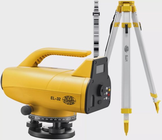 Electronic level Nivel System EL-32 (+ tripod + laser stave) in Bochnia ...