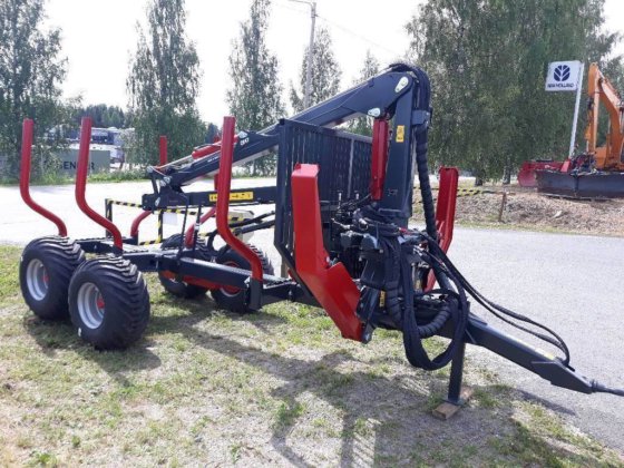 2022 Farmi Forest FT9+CR47 forest trailer mechanical steering in Finland