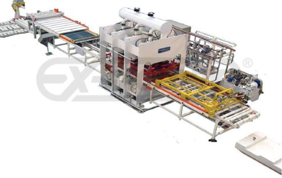 Neu 2022 PAGNONI SMARTLINE 4' X 8' DURCHLAUF-KURZTAKT-PRESSENLINIE [PF ...