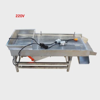 Single Layer 6mm Straight Sieve Shaker Linear Vibrating Screen Sifter ...