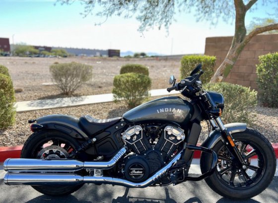 2022 Indian Motorcycle Scout® Bobber ABS Titanium Metallic Cruiser in ...