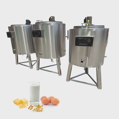 1000 Liter Milk Pasteurizer Machine Pasteurized Water Double Jacket ...