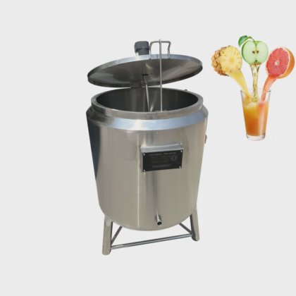 1000 Liter Milk Pasteurizer Machine Pasteurized Water Double Jacket ...