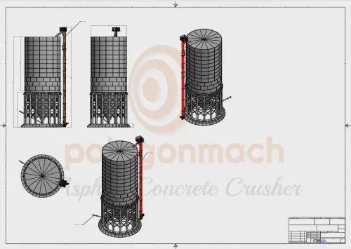 POLYGONMACH 5000 tons Bolted type Cement Silo in Kahramankazan, Ankara ...