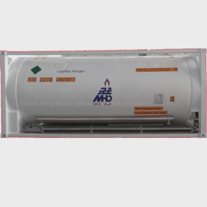 Un 1977 Liquefied Nitrogen ISO Tank Container (20FT Cryogenic Liquid ...