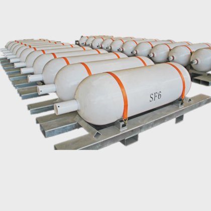 Skid Mounted Gas Cylinders electric Gas Container Cylinder N2o NF3 Sih4 ...