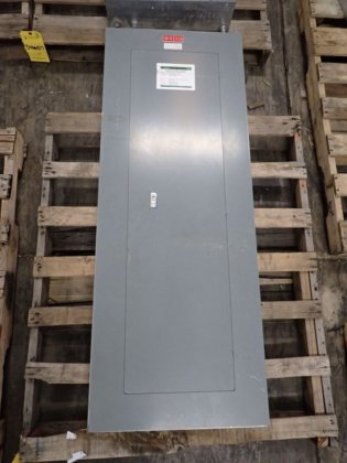 Square D NEHB Panelboard with Circuit Breakers & an Add-On Main Breaker ...