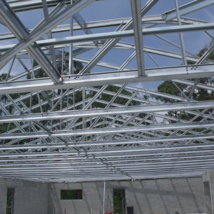 Custom Metal Structure Framework Fabrication Hot DIP Galvanized Steel ...