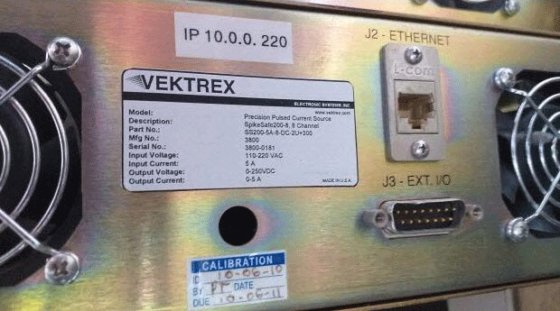 Vektrex SS200-5A-8-DC-2U+30Precision Pulsed Current Source in Seoul ...