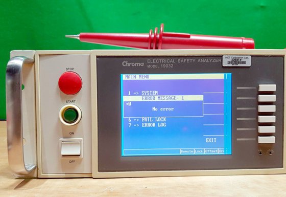 Chroma 19032 Electrical Safety Analyzer in Seoul, South Korea