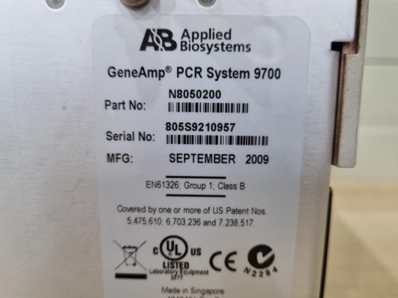 Applied Biosystems PCR System 9700 in Seoul, South Korea