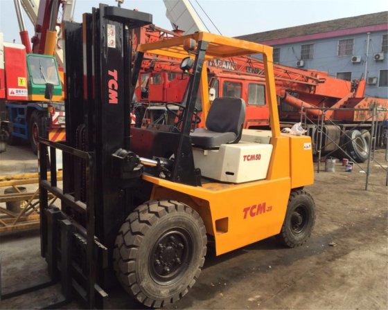 Good Working Condition 5 ton TCM forklift FD50 /Japan made tcm 2.5ton ...