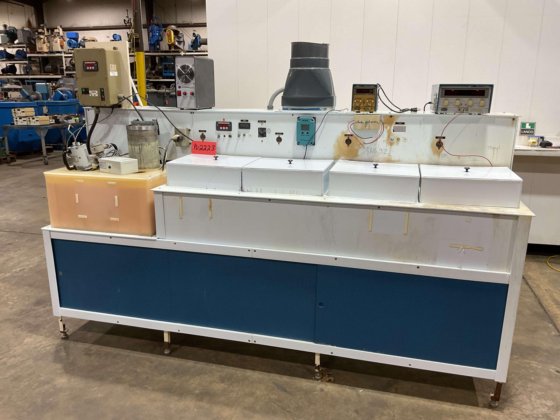 Technic 5 Station Manual Mini-P Plating Line PL2223 in Oceanside, CA, USA