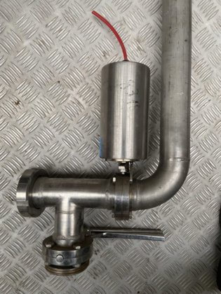 Sanitary Disc Valve with Pneumatic Actuator DN50 in Gifhorn, Lower ...