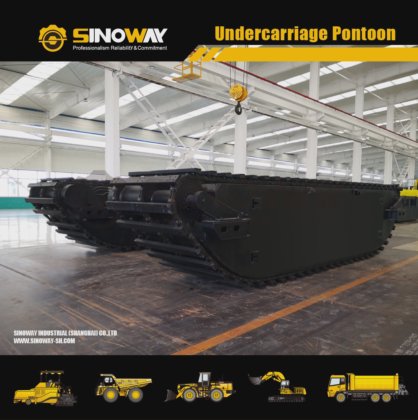 Amphibious Tracked Undercarriage Pontoons with Extendable System ...