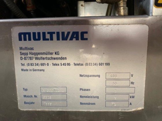 Gebraucht 1995 Multivac A 300 42 in Erfurt, Deutschland