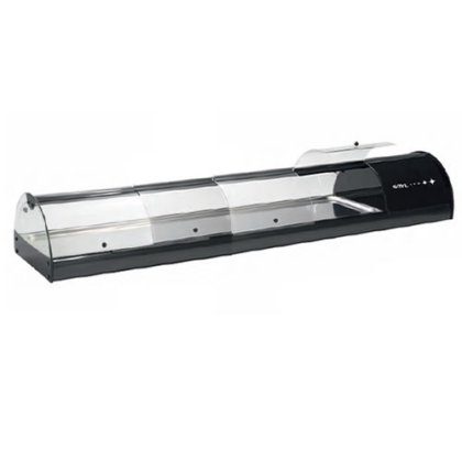 Refrigerated counter display case in Sassari, Italy