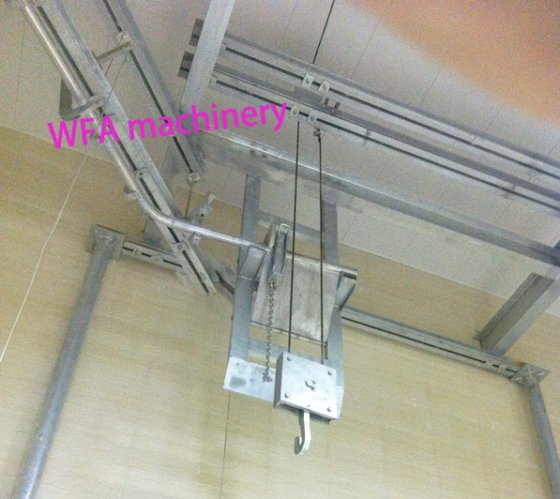 Good Quality Cow Halal Abattoir Machine New Cattle Slaughtering Bleeding Hoist Of Cattle ...