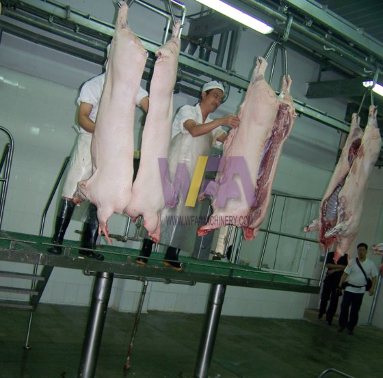 Mini Pig Slaughter Line Machinery With Slaughterhouse Layout For Swine ...