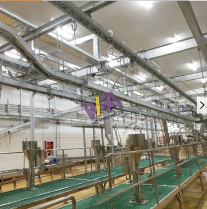 Modern Technology Goat Abattoir Carcass Automatic Conveyor Rail For ...