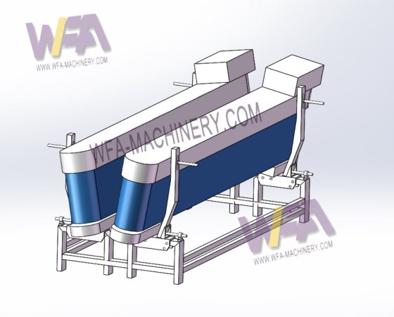 Live Goat and Sheep V Restrainer Conveyor For Automatic Slaughterhouse ...