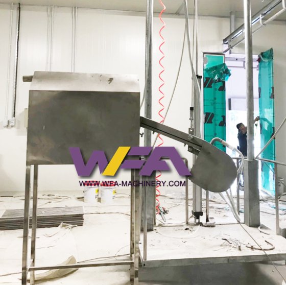 WFA Mini Scale Cow Abattoir Equipment Slaughtering Machine Beef Carcass ...