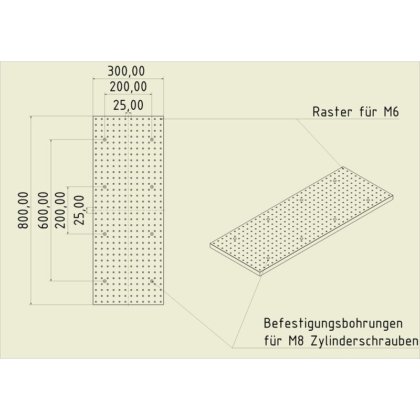Steel threaded grid plate 8030 in Rheinmünster, Germany