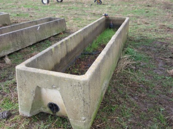 Concrete water trough in Gordon, Australia