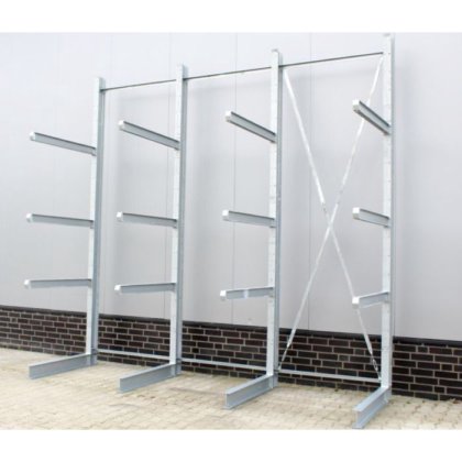 Cantilever rack long goods rack storage rack hot-dip galvanized / one ...