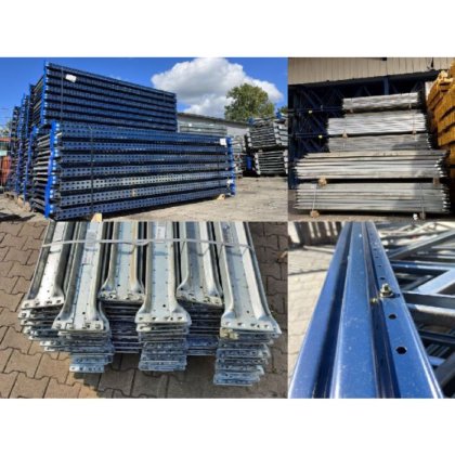 Pallet racking system, Mecalux / / rack uprights: 2.500 x 1.100 mm ...
