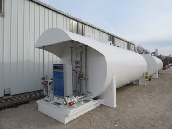 AVGAS Fuel Above Ground Storage Systems in Kansas City, KS, USA