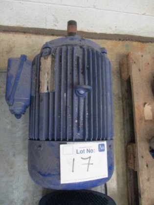 AEC, DM160L4, 3 Phase Induction Motor; Foot Mounted in England, United ...
